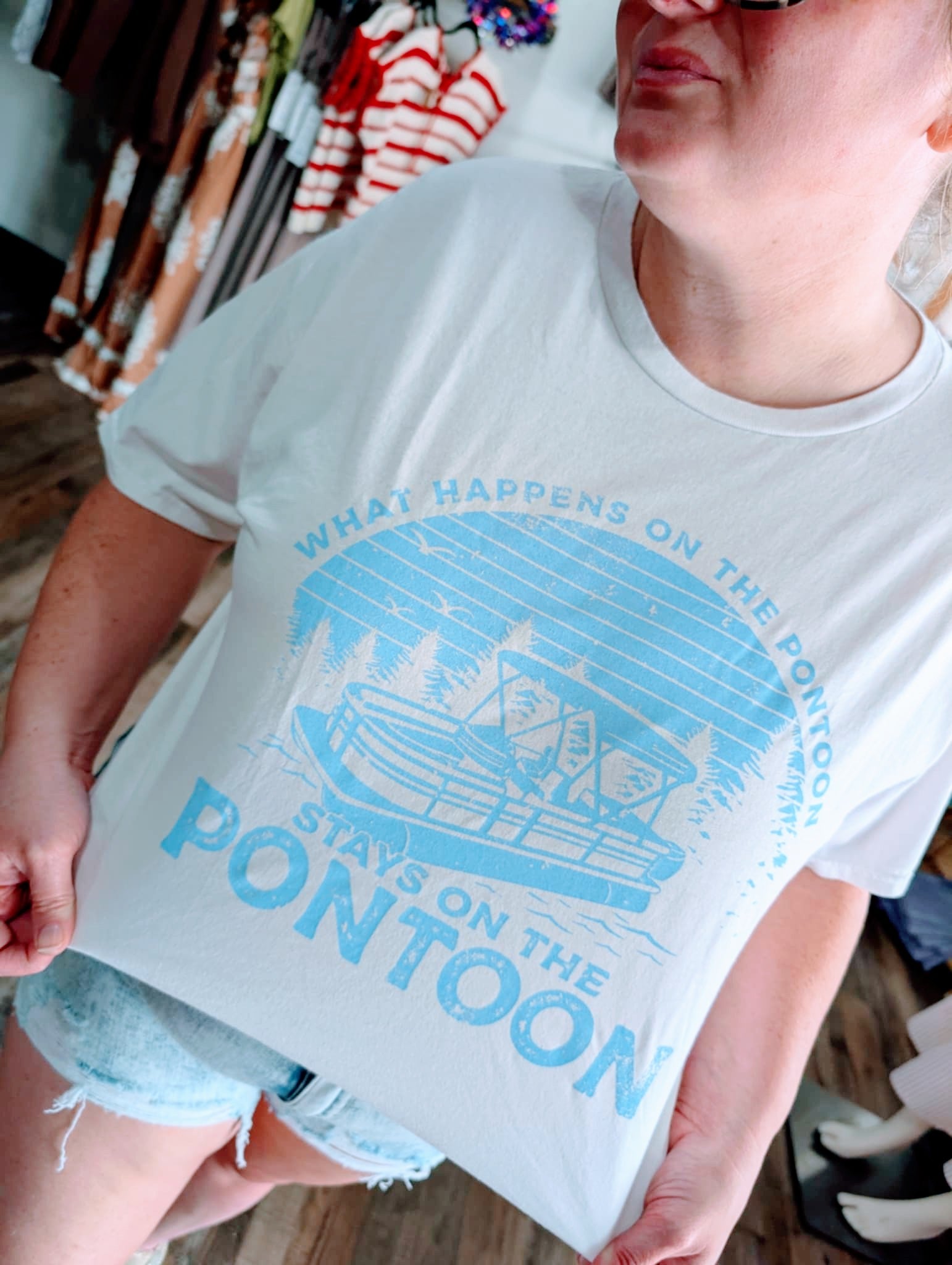 Pontoon Graphic Tee – Small Town Apparel